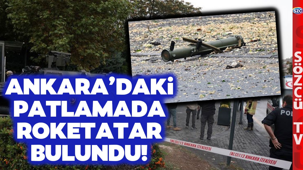 Ankara'daki Patlamada Aracın Yanında Roketatar Bulundu! İşte O Görüntüler